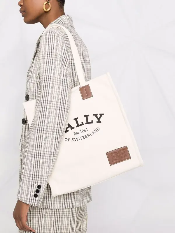 Bally Crystalia Logo-print Tote Bag