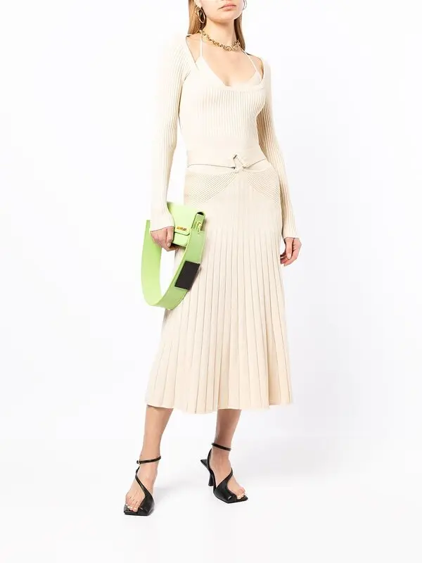 Simkhai Jayline Scoop-neck Jumper - Neutrals