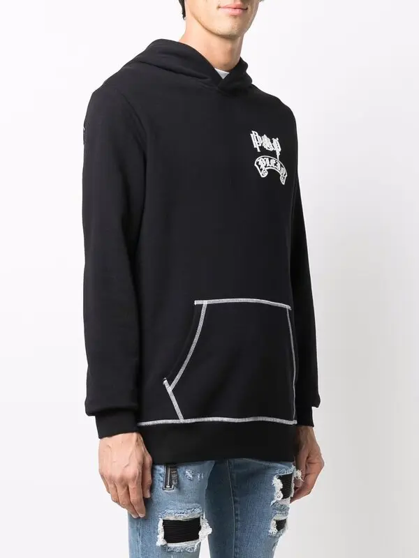 Philipp Plein Logo-print Pullover Hoodie