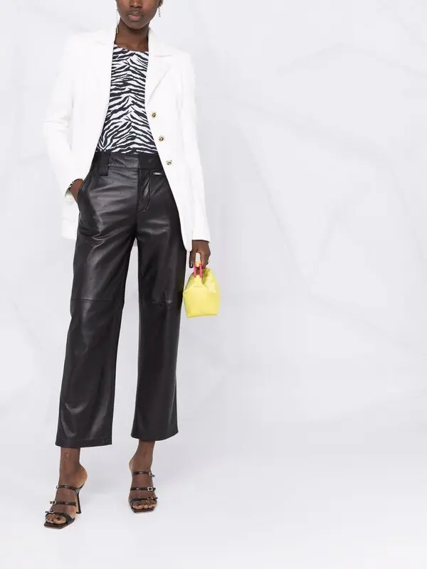 Philipp Plein Single-breasted Cotton Blazer