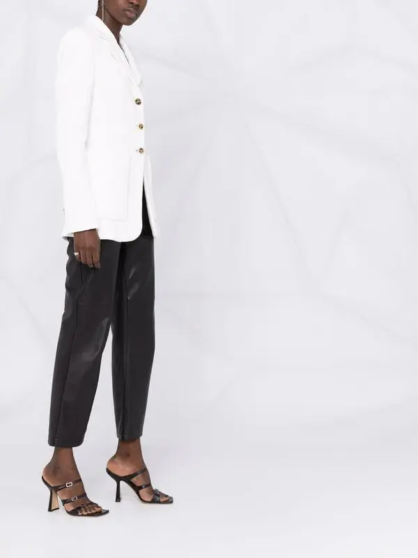 Philipp Plein Single-breasted Cotton Blazer