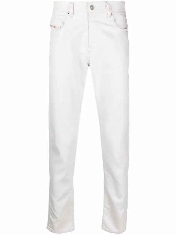 DIESEL® Slim-cut Lyocell-cotton Blend Jeans - Grey