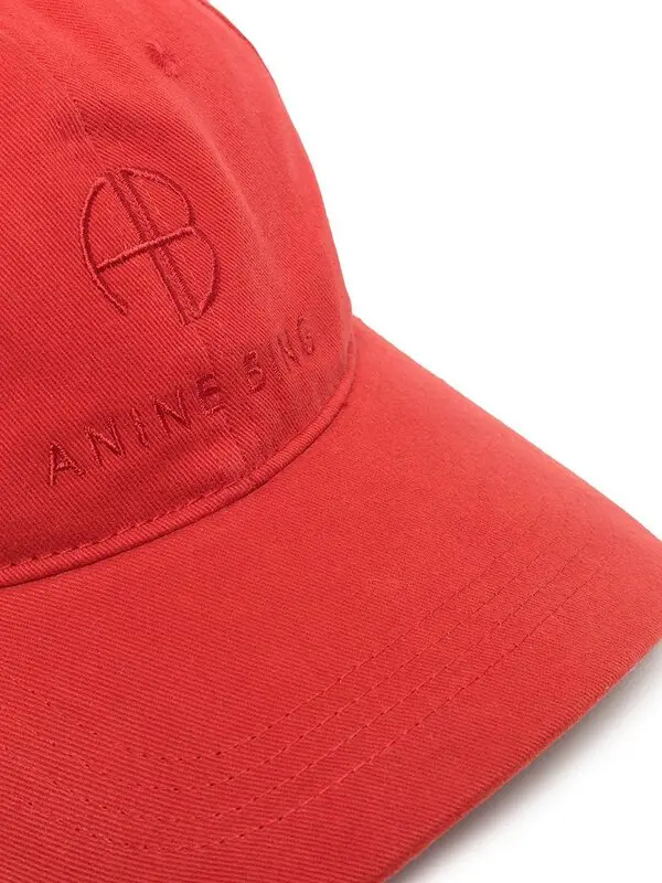 ANINE BING Jeremy Embroide-logo Baseball Cap