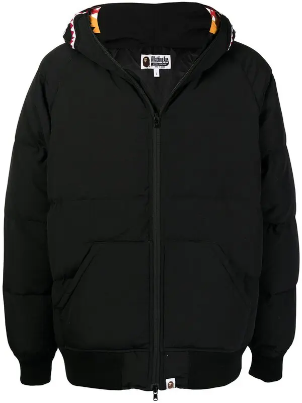 A BATHING APE® Printed Hood Puffer Jacket