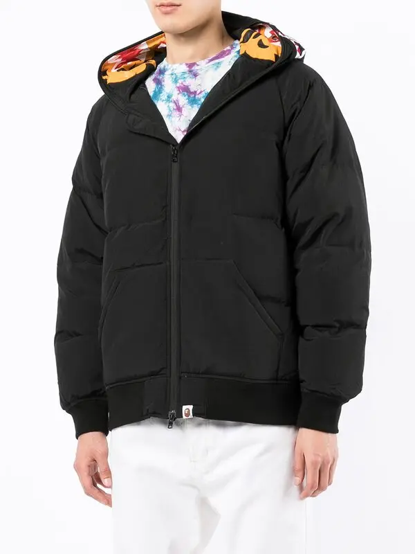 A BATHING APE® Printed Hood Puffer Jacket