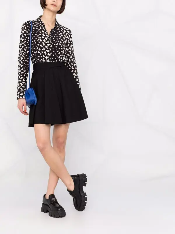 Red Valentino Side-buckled Mini-skirt