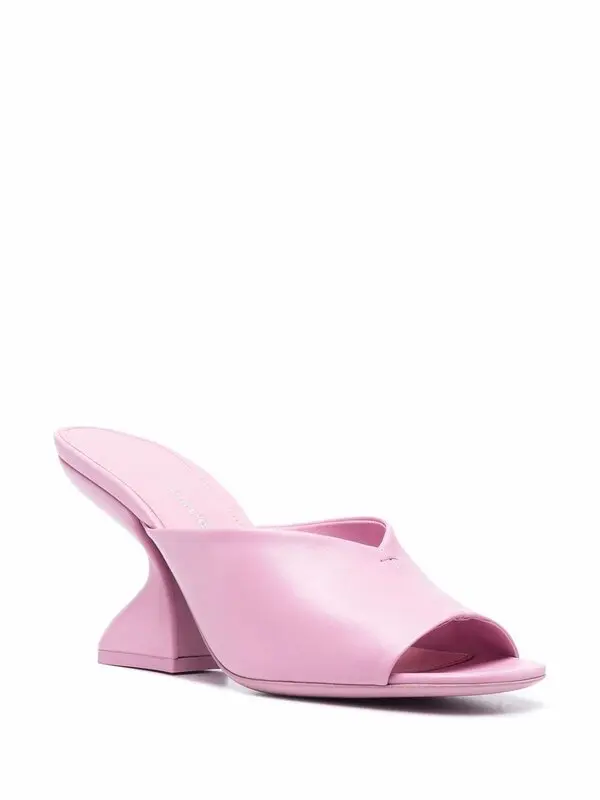 FERRAGAMO Open-toe Low Heel Sandals - Pink