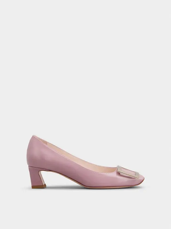 ROGER VIVIER Trompette Pumps In Patent Leather