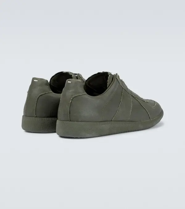 MAISON MARGIELA Replica Raw-edged Canvas Sneakers