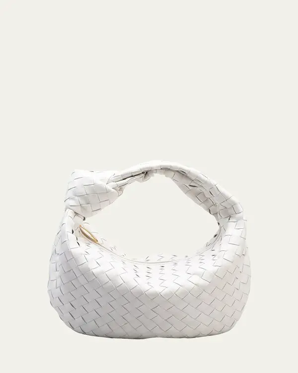 Bottega Veneta Teen Jodie Shoulder Bag - White