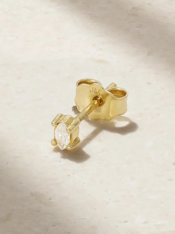 JENNIFER MEYER 18-karat Diamond Single Earring - Gold