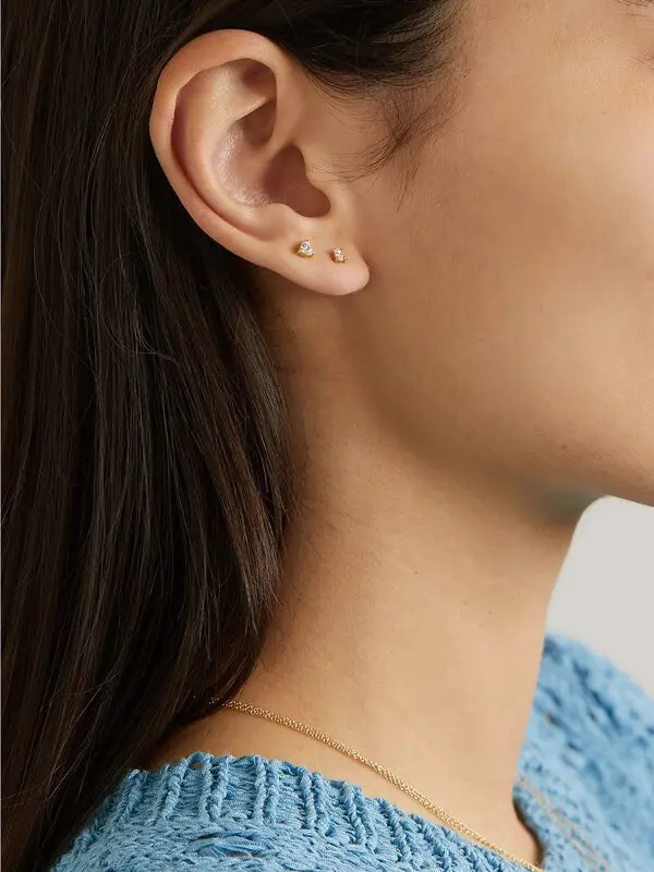 JENNIFER MEYER 18-karat Diamond Single Earring