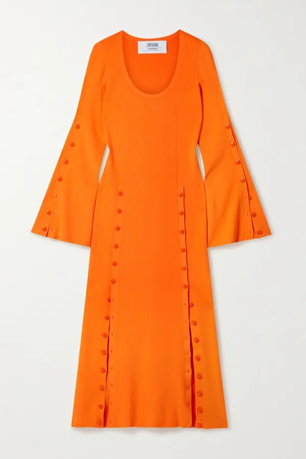 Christopher John Rogers Stretch-jersey Maxi Dress