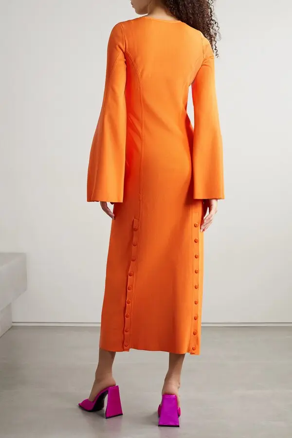 Christopher John Rogers Stretch-jersey Maxi Dress