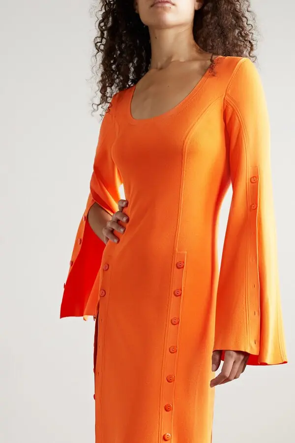 Christopher John Rogers Stretch-jersey Maxi Dress