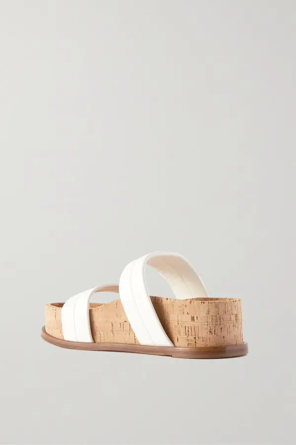 Gabriela Hearst Striker Leather Platform Sandals