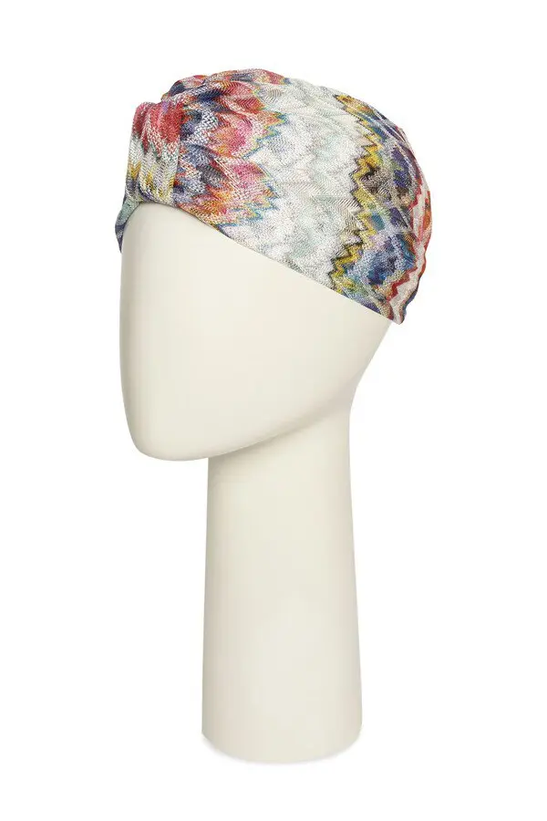 MISSONI: NEW TWO-TONE KNIT TURBAN Missoni | Accessories | Missoni New Twotone Knit Turban  main image 2