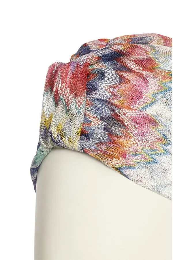 Missoni Multicolored Knit Turban - Multicolor | Editorialist display picture 2