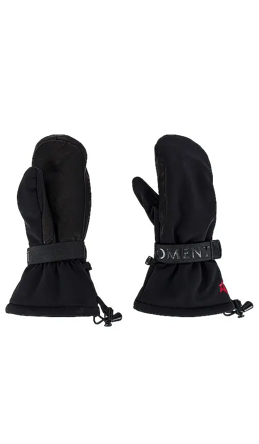 Perfect Moment Davos Mittens - Black