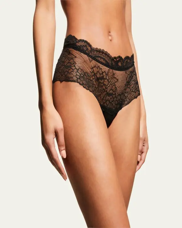 Lise Charmel Sublime En Dentelle Boyshorts - Black