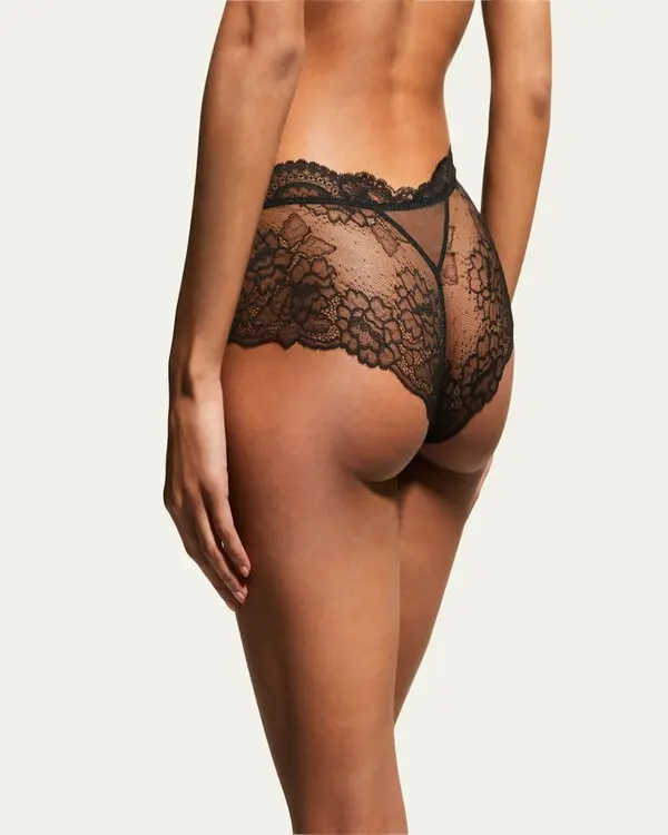 Lise Charmel Sublime En Dentelle Boyshorts - Black