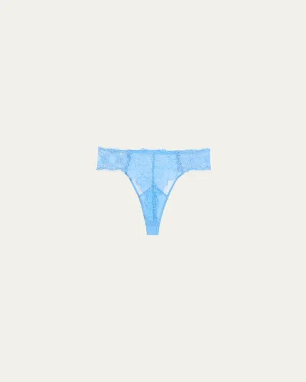 Lise Charmel Sublime En Dentelle Lace Thong - Azur Sublime