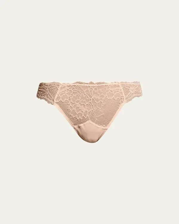 Lise Charmel Sublime En Dentelle Lace Thong - Nude Sublime