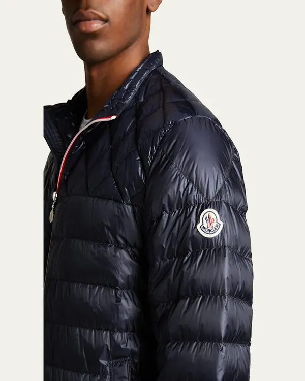 Moncler Benamou Short Down Jacket - Blue
