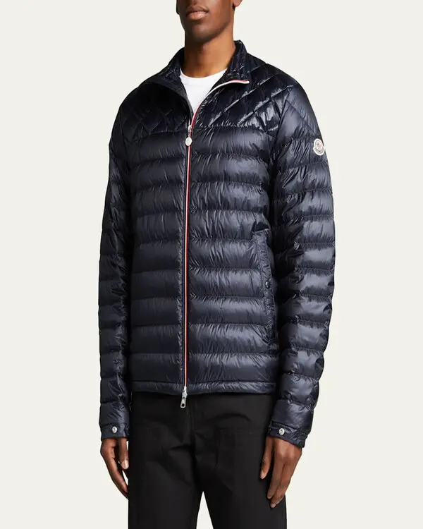 Moncler Benamou Short Down Jacket - Blue