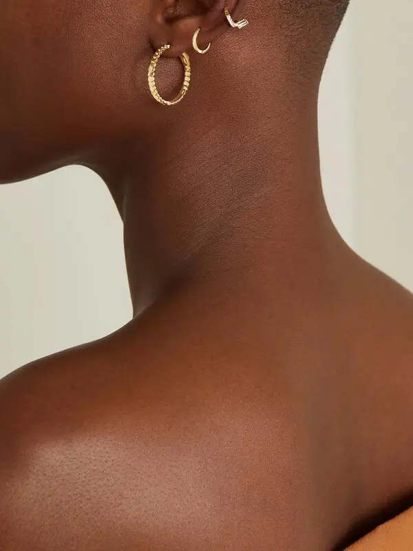 ANITA KO Luna 18-karat Hoop Earrings