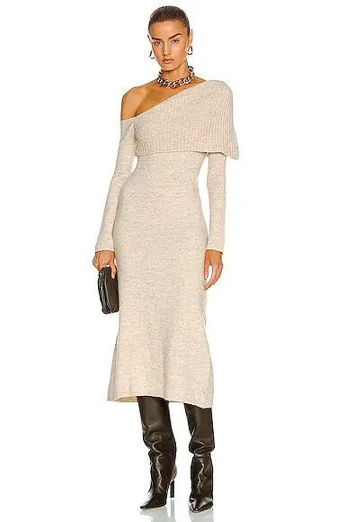 cult gaia beige dress FERNANDA DRESS main image 1