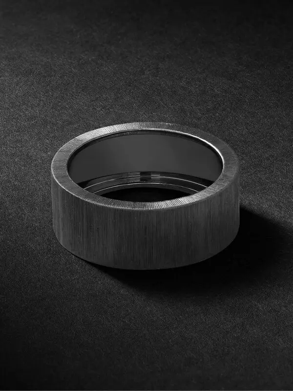 Buccellati Macri Eternelle Blackened White Gold Ring