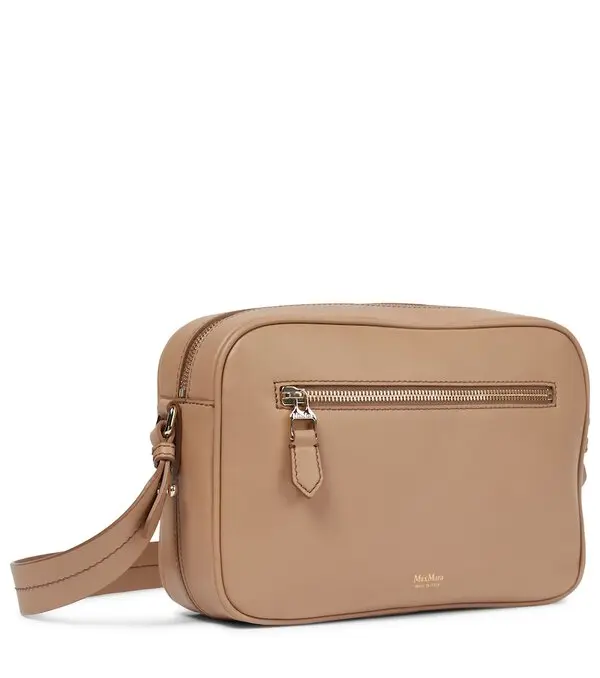 MaxMara 2022 ショルダーバッグ ELSAM ベージュ Max Mara Elsam Leather Camera Bag In Brown - 50% Off | Editorialist