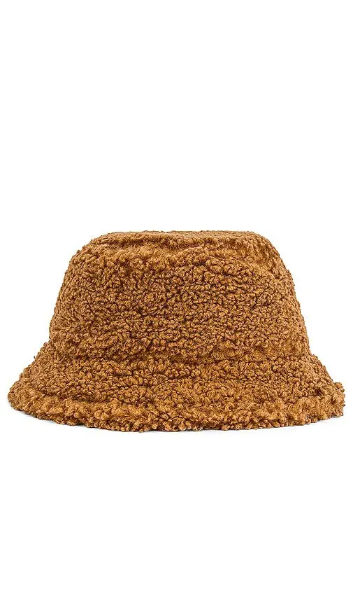 Apparis Amara Faux Fur Hat In Brown In Camel - 74% Off  display picture 2