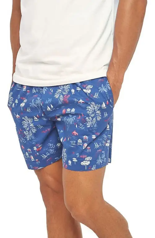 THE LAZY POET Ben St. Tropez Pajama Shorts
