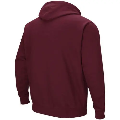 COLOSSEUM Virginia Tech Hokies Arch & Logo 2.0 Pullover Hoodie - Maroon