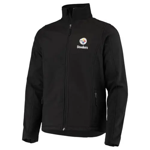 DUNBROOKE Pittsburgh Steelers Sonoma Softshell Full-zip Jacket