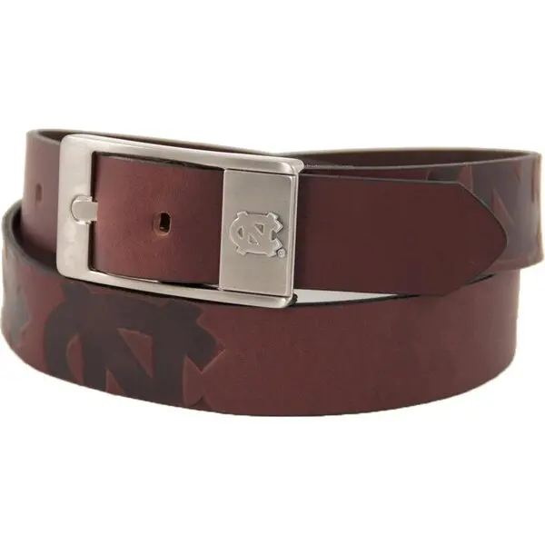 EAGLES WINGS North Carolina Tar Heels Brandish Leather Belt - Brown