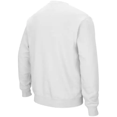 COLOSSEUM Harvard Crimson Team Arch & Logo Tackle Twill Pullover Sweatshirt