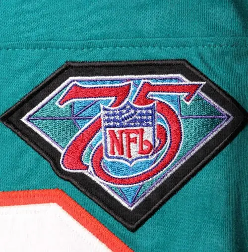 Mitchell & Ness Dan Marino Miami Dolphins Throwback Retired Player Name & Number Long Sleeve Top