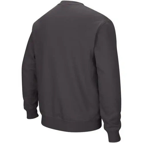 COLOSSEUM Kansas Jayhawks Arch & Logo Crew Neck Sweatshirt