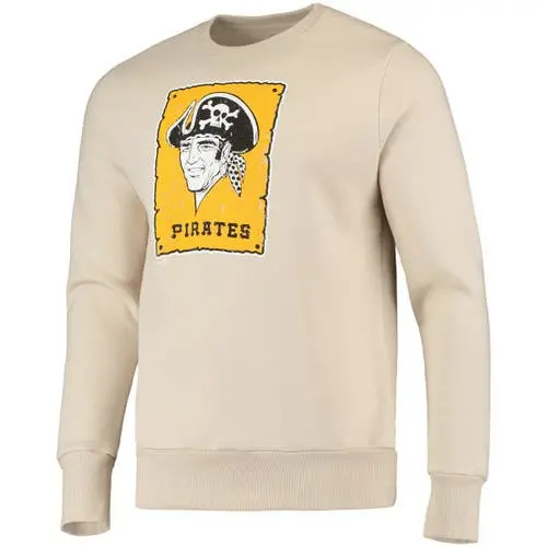 MAJESTIC THREADS Pittsburgh Pirates Fleece Pullover Sweatshirt
