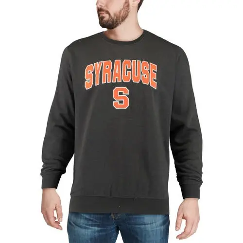 COLOSSEUM Syracuse Orange Arch & Logo Crew Neck Sweatshirt