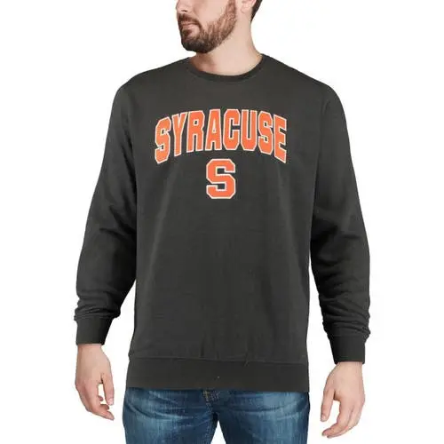 COLOSSEUM Syracuse Orange Arch & Logo Crew Neck Sweatshirt