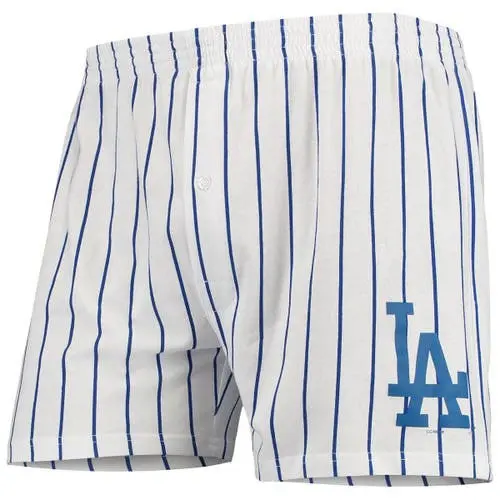 CONCEPTS SPORT Los Angeles Dodgers Vigor Boxer Shorts - White