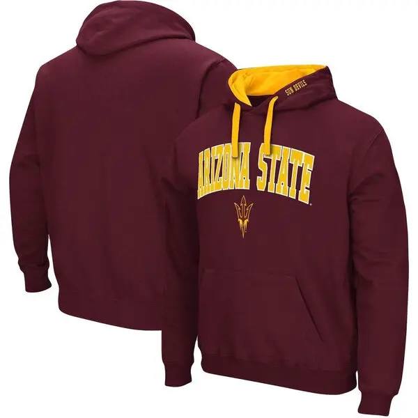 COLOSSEUM Arizona State Sun Devils Arch & Logo 2.0 Pullover Hoodie