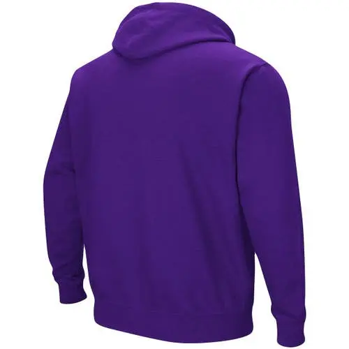 COLOSSEUM Lsu Tigers Arch & Logo 2.0 Pullover Hoodie - Purple