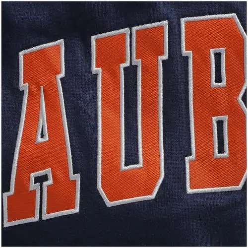 COLOSSEUM Auburn Tigers Big & Tall Full-zip Hoodie - Navy