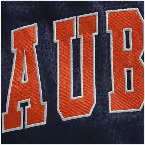 COLOSSEUM Auburn Tigers Big & Tall Full-zip Hoodie - Navy
