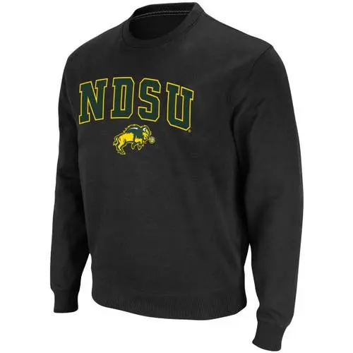 COLOSSEUM Ndsu Bison Arch & Logo Tackle Twill Pullover Sweatshirt